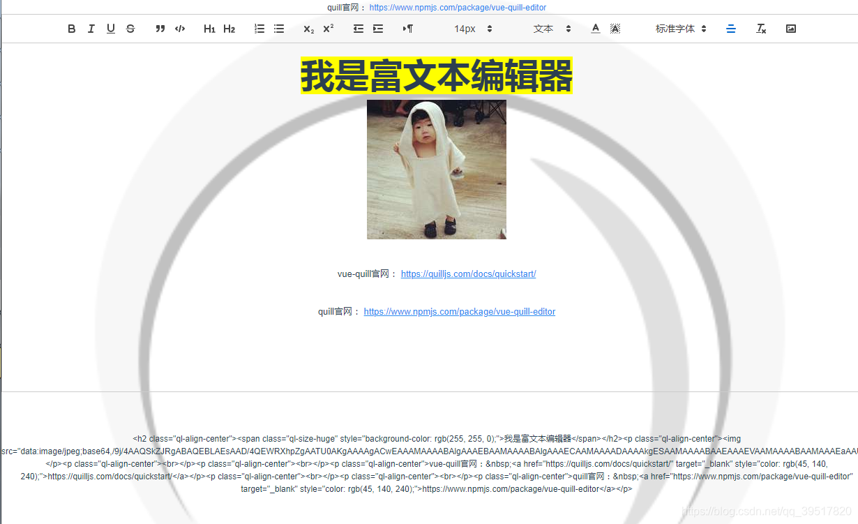 Vue Quill Editor 汉化版 富文本编辑器 Vuequilleditor官网中文 Csdn博客