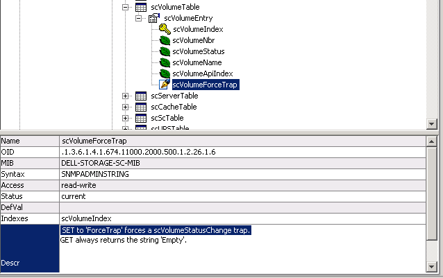 利用iReasoning MIB Browser测试DELLEMC Storage Center SC9000 SNMPv3功能_mib ...