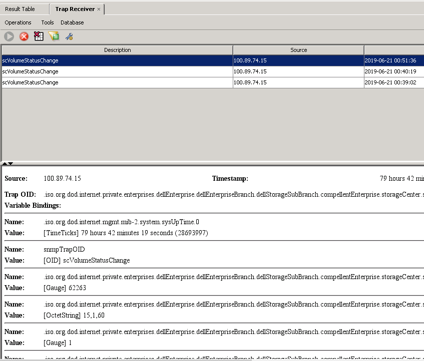 利用iReasoning MIB Browser测试DELLEMC Storage Center SC9000 SNMPv3功能 ...