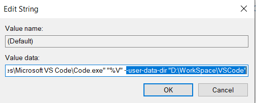右键快捷方式启动程序时添加启动参数的方法——以修改VSCode工作区存储目录..\AppData\Roaming\Code为例_c盘里roaming里的code是干嘛的-CSDN博客