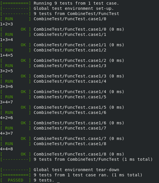 gtest参数化-CSDN博客