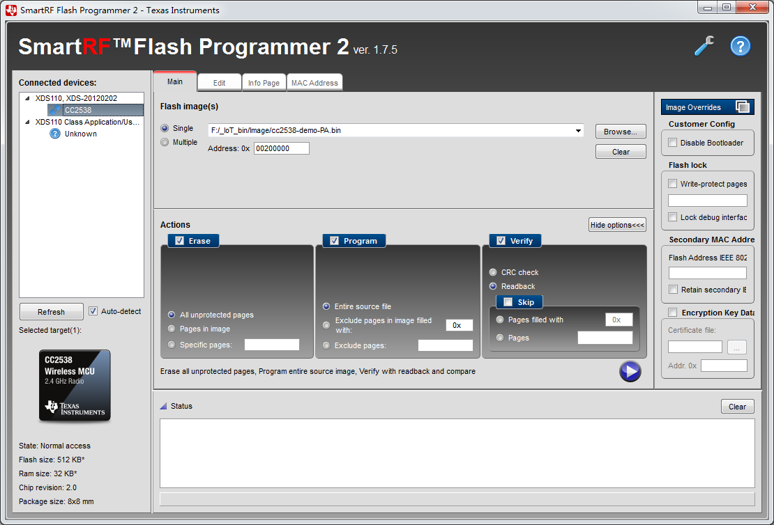 使用XDS110通过cJTAG方式给CC2538模块下载程序-CSDN博客