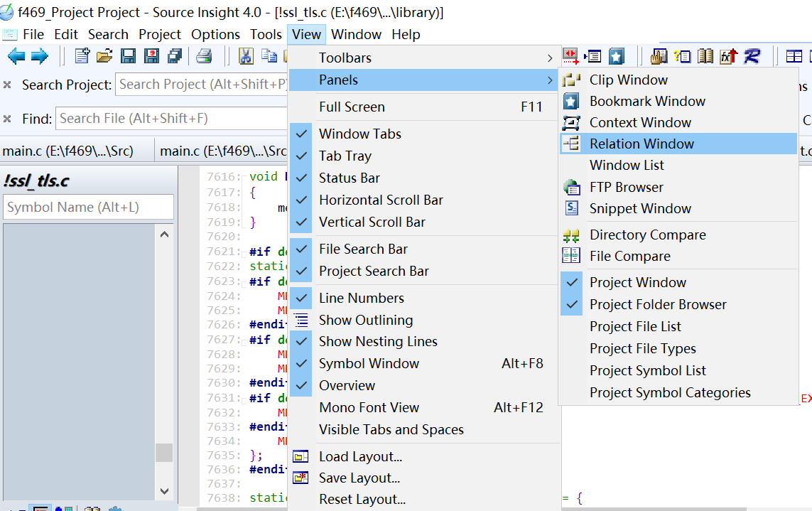source insight 查看被调用关系_source insight relation怎么看-CSDN博客