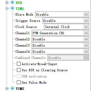 STM32Cube的PWM控制基础篇（一）一路PWM设置_cube pwm-CSDN博客