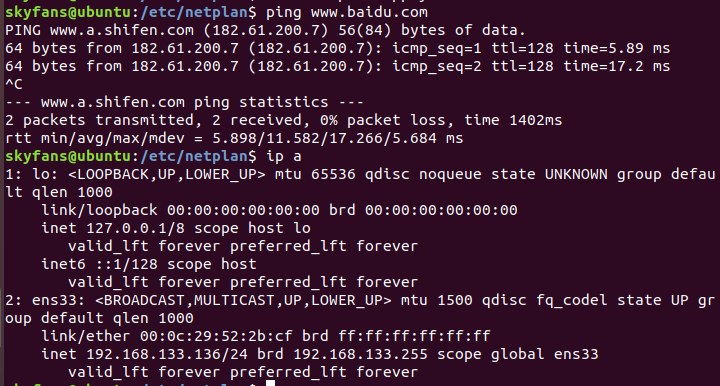 Ubuntu18.04 使用 NAT 模式设置静态IP并可以成功访问互联网（VM下）_ubuntu18.04 nat模式 静态ip 上网设置-CSDN博客