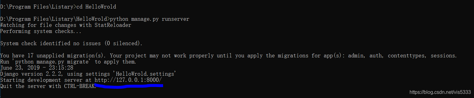 Python用django在网页输出helloworlddjango项目中创建应用输出 Hello World”的步骤 Csdn博客