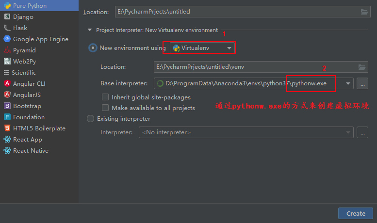 Pycharm在创建新的工程时出现"Failed to Create Interpreter"-CSDN博客