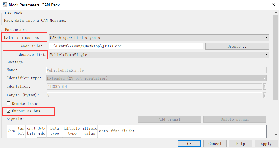 simulink中CAN PACK和CAN UNPACK模块的使用-CSDN博客