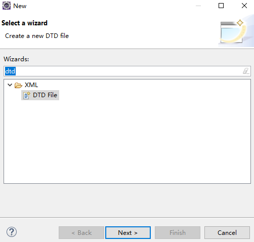 eclipse创建dtd文件和设置本地dtd约束_dtd创建-CSDN博客