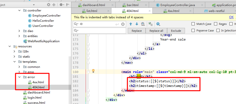 九、SpringBoot——默认错误页面&错误页面定制_springboot默认错误页面-CSDN博客