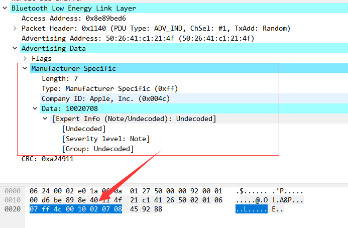 二.BLE广播包实例分析——Sniffer_ble sniffer-CSDN博客