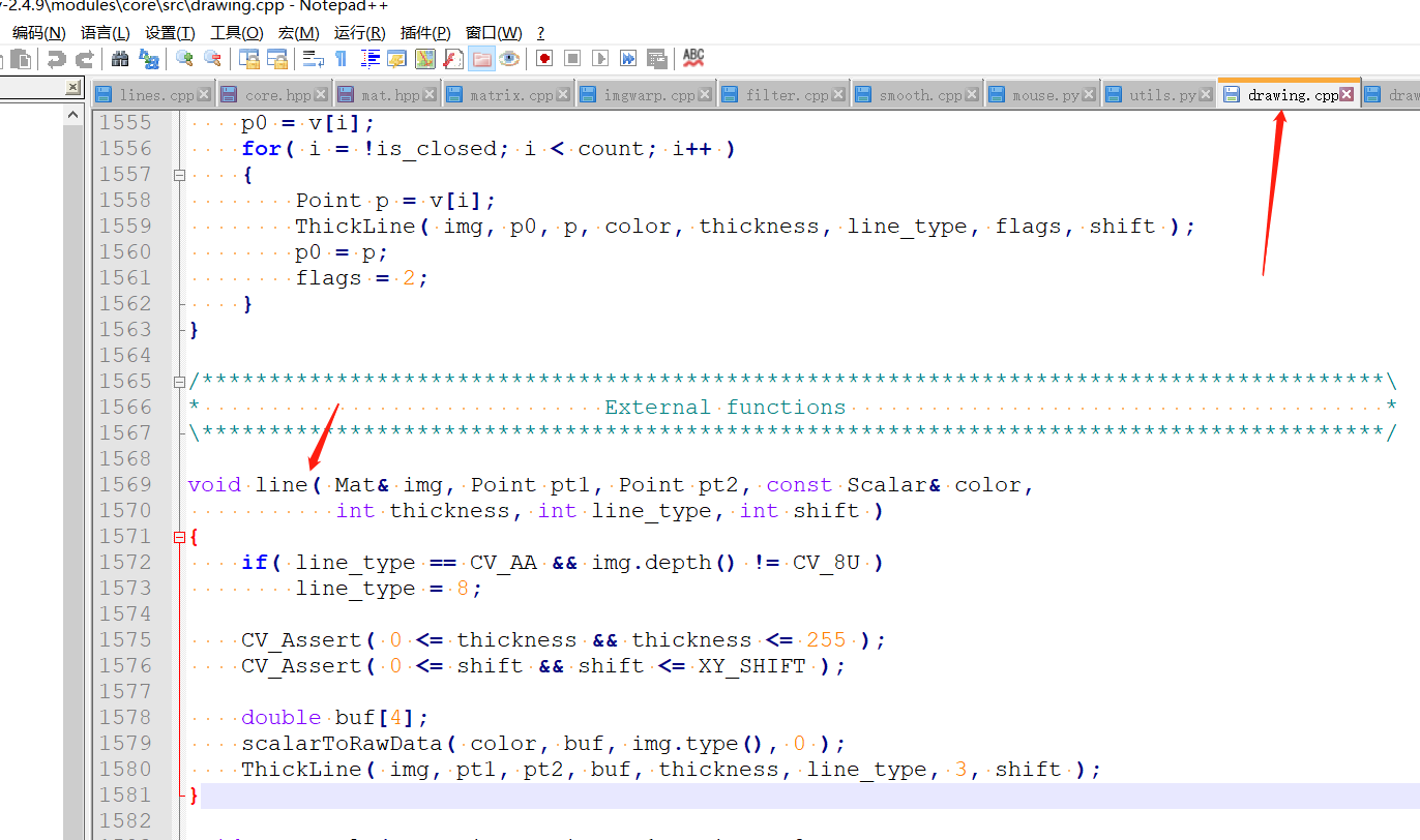 opencv line 源码学习_冉冉升起的码农的博客-CSDN博客