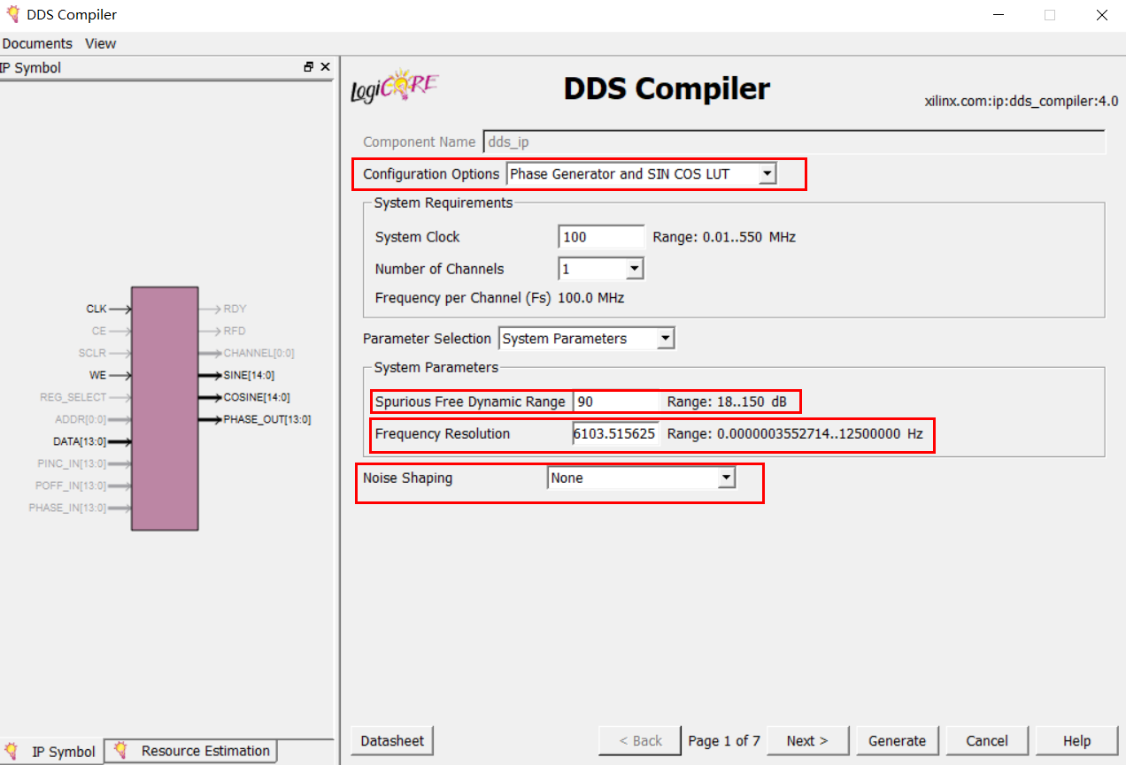Xilinx IP核 之DDS_xilinx dds-CSDN博客