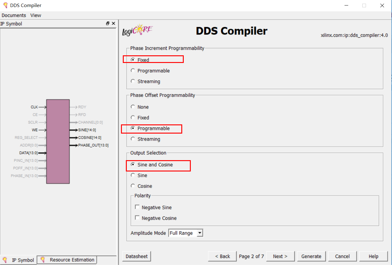 Xilinx IP核 之DDS_xilinx dds-CSDN博客