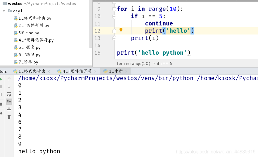 Python中的程序中断、for循环和while循环python For 中断 Csdn博客