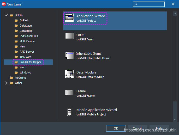 【一起学unigui】 创建新的unigui应用程序11delphi7unigui Csdn博客
