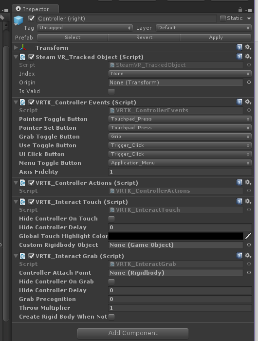 VRTK抓取功能及VRTK_InteractGrab解析_vrtk吸附工具-CSDN博客