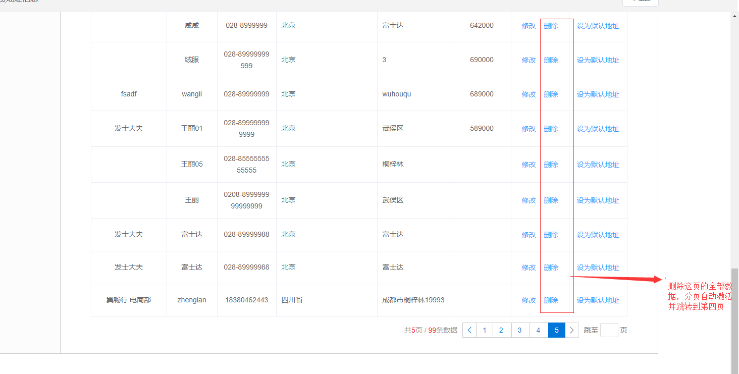 Vue 分页删除最后一条数据，返回上一级的分页vue2el Pagination分页删除最后一个跳转下一页 Csdn博客 