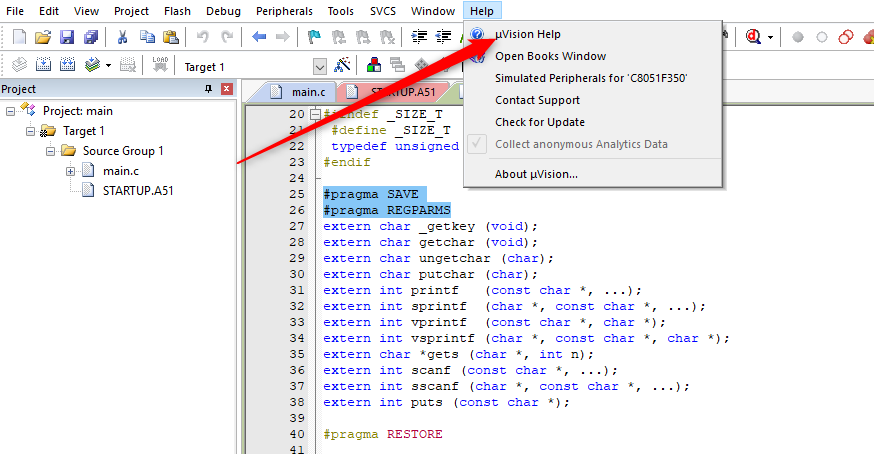 C8051F350 库printf和接收_#pragma save #pragma nooverlay-CSDN博客