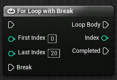 UE4-（蓝图）第六课可打断循环节点_for each loop with break-CSDN博客