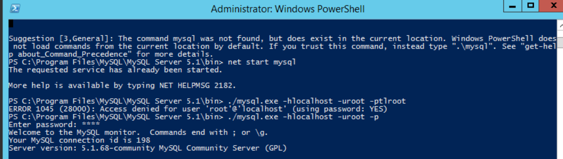 远程主机Powershell查看MYSQL数据库中表_set-content : a positional parameter cannot be fou-CSDN博客