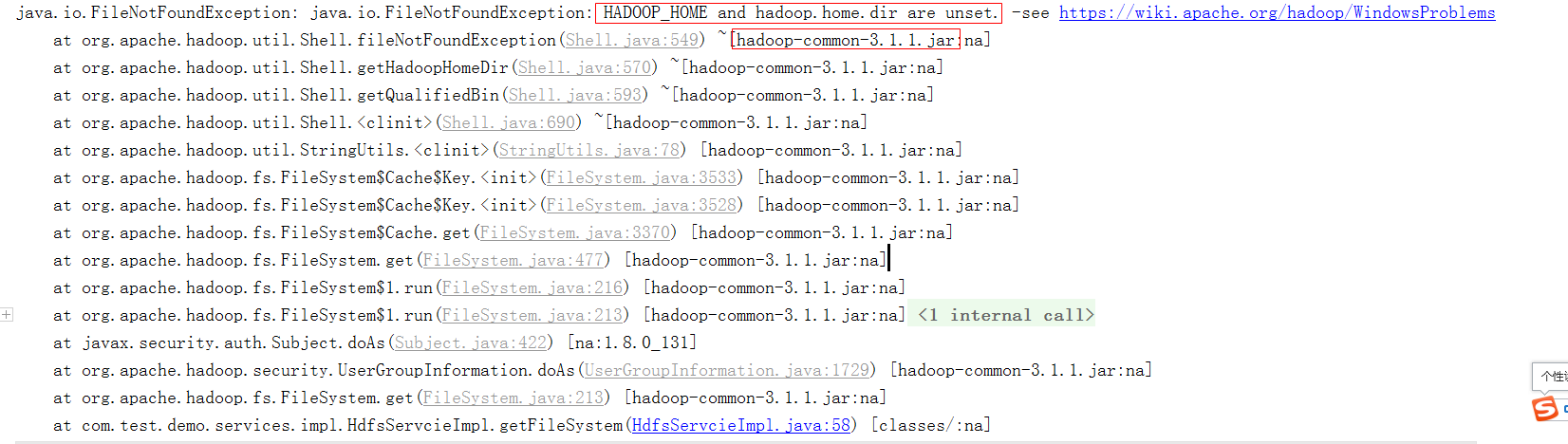 Java远程连接hadoop报错： Hadoophome And Hadoophomedir Are Unsetspark Sql Hadoophomedir Csdn博客 