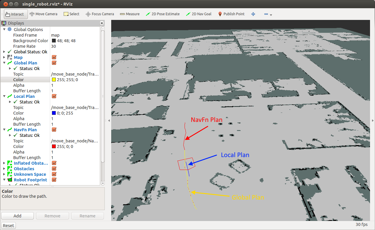 ROS RVIZ的几种plan_movebase trajectoryplannerros globalplan-CSDN博客