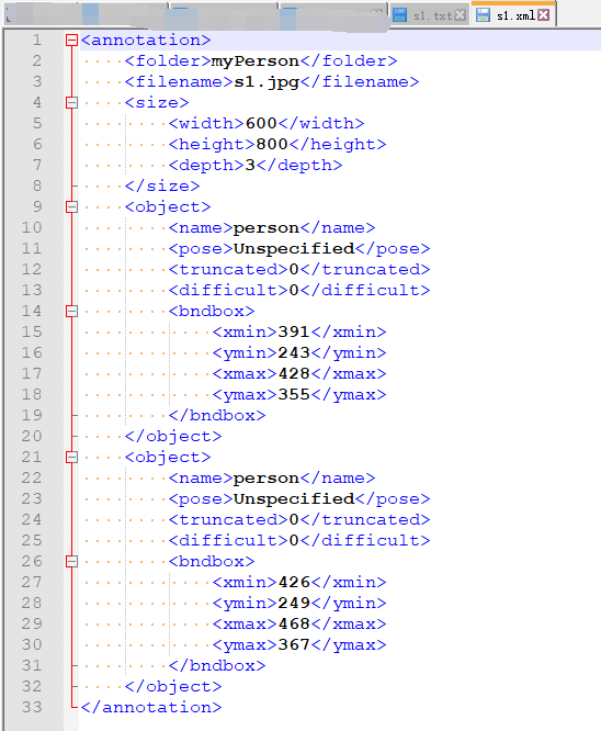 普通格式的txt文档转换为labelmg VOC格式的标注文件xml_txt转voc labelimg不识别-CSDN博客