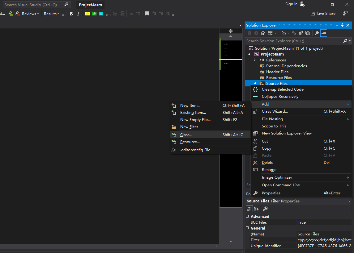 在win10 64位系统上使用visual studio2019创建汇编asm程序工程_visual asm-CSDN博客
