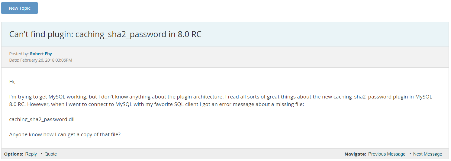 Sqlyog连接Mysql报plugin caching_sha2_password could not be loaded错误_: plugin caching sha2 password ...