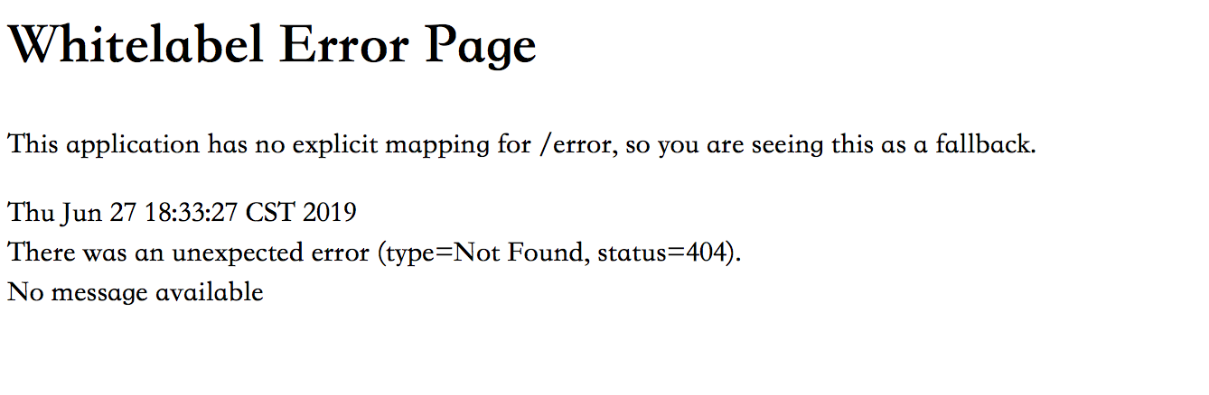 IDEA的Spring Boot 出现 “Whitelabel Error Page“ 导致的原因总结_idea whitelabel ...