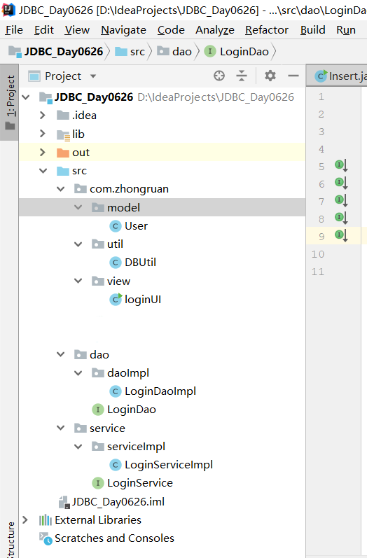 【中软实训】Day02：JDBC数据库访问技术与MVC模型_loginservice service = new loginserviceimpl();-CSDN博客
