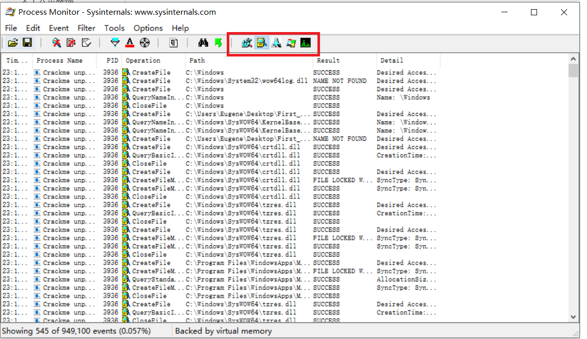 借助Process Monitor（ProcMon.exe）逆向一个CrackMe_b2e.exe-CSDN博客