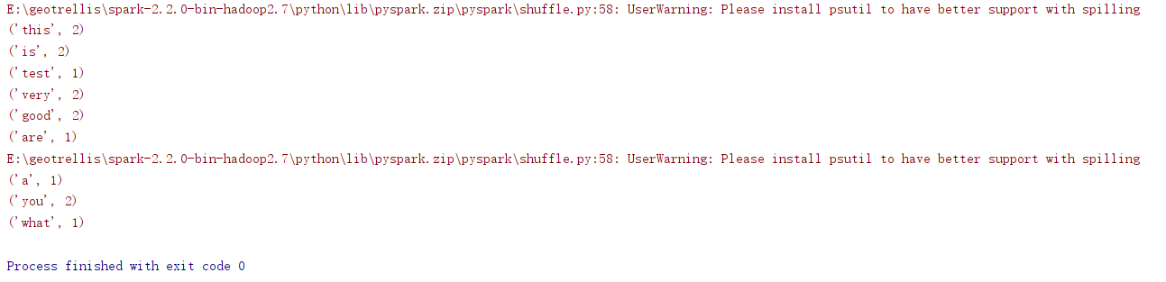 Pyspark实战（二）wordcount词频统计使用pyspark Pysparkpyspark 的方式实现对一个文本的 