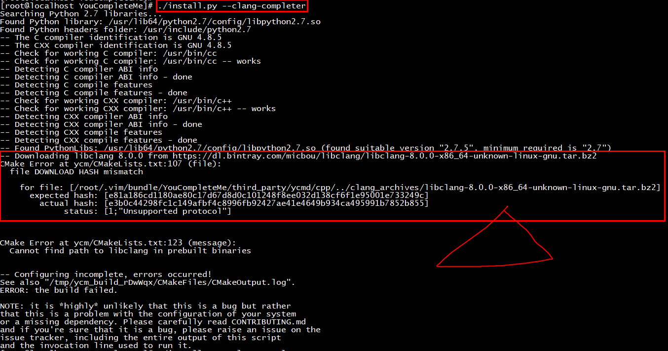 CentOS7.0 安装 Vim8 和 YouCompleteMe，搭建C/C++编程提示环境_panSiaY的博客-CSDN博客