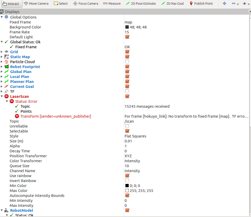 Rviz: fixed frame [world] does not exist-CSDN博客