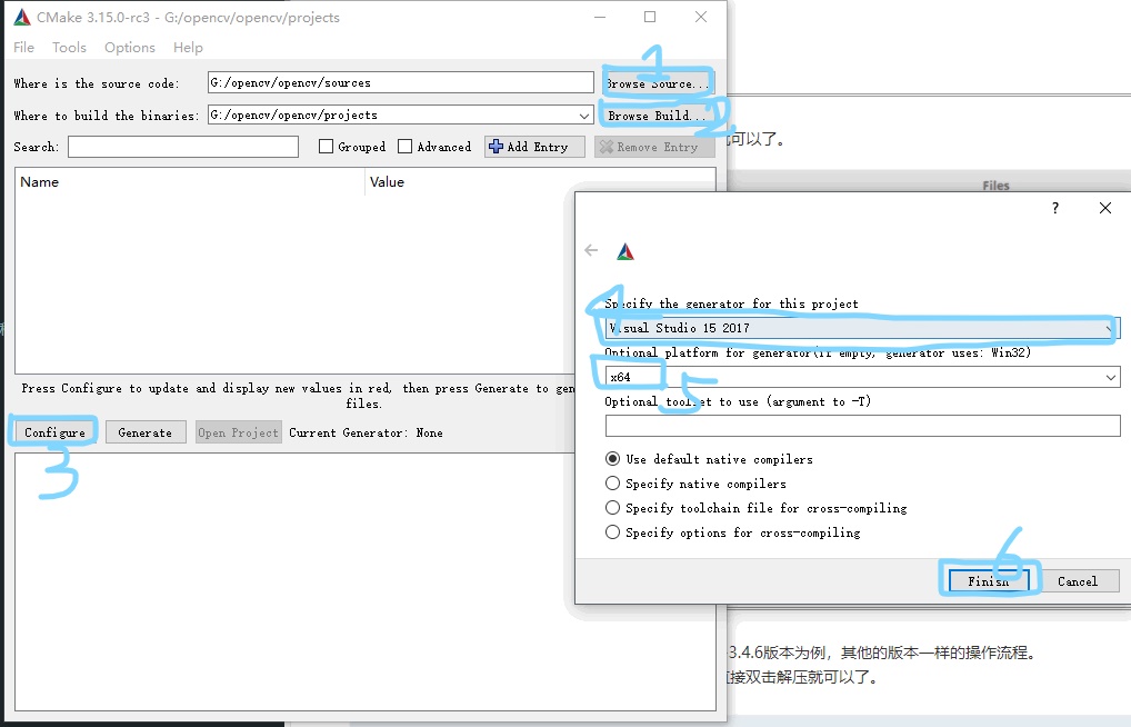 Windows下Cmake+Visual Studio 2017编译OpenCV并配置（完美解决，可进入OpenCV源码）_Ubuntu1996的博客-CSDN博客