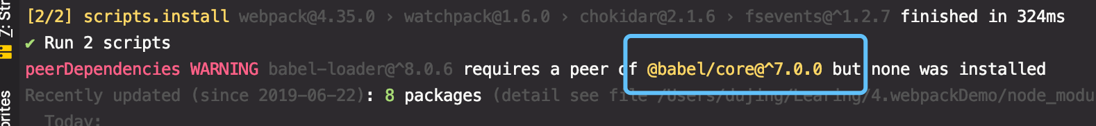 babel 编译时出现 Cannot find module '@babel/core' ，附代码，亲测有效。_babelhelpers: 'bundled' option was used ...