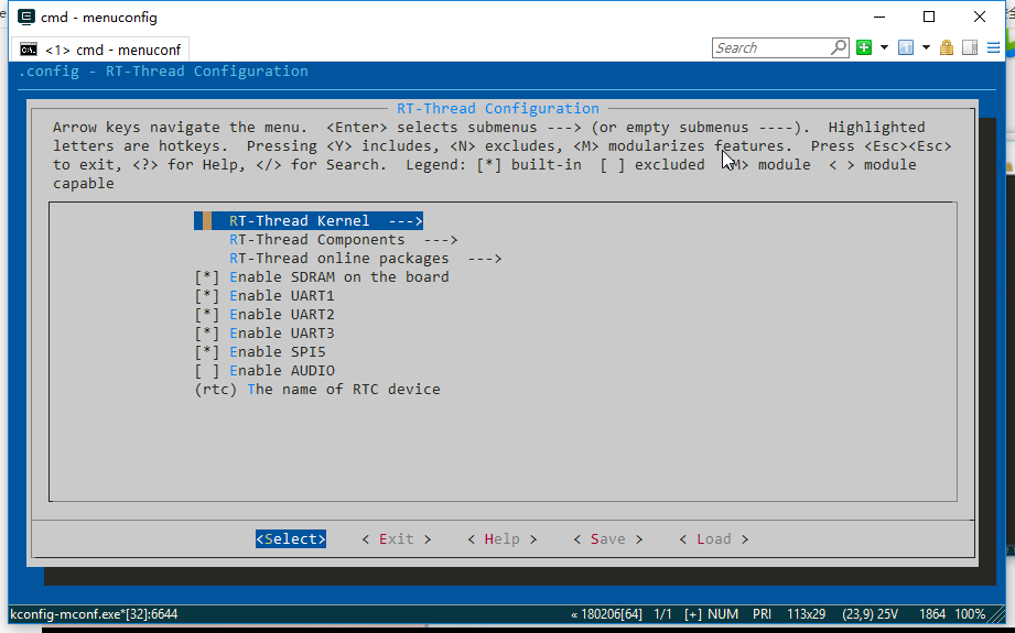 RT-Thread之ENV工具_rt-thread env-CSDN博客