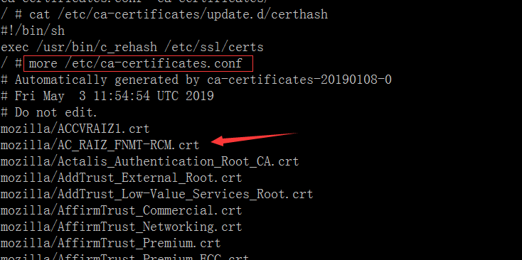 Alpine Linux添加Let's Encrypt CA证书或者自签CA证书_let's encrypt的ca证书在哪个文件-CSDN博客