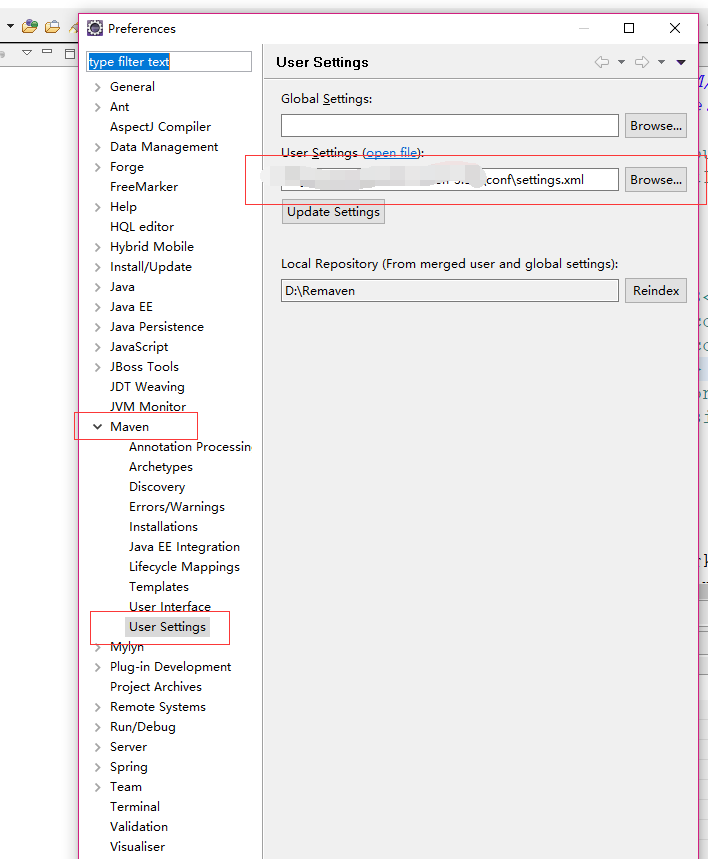 创建maven项目时报错Description Resource Path Location Type Failure to transfer ...