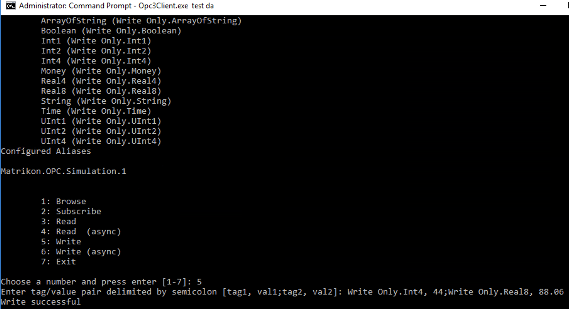 短小精干原创的三合一命令行OPC客户端_opc ae-CSDN博客