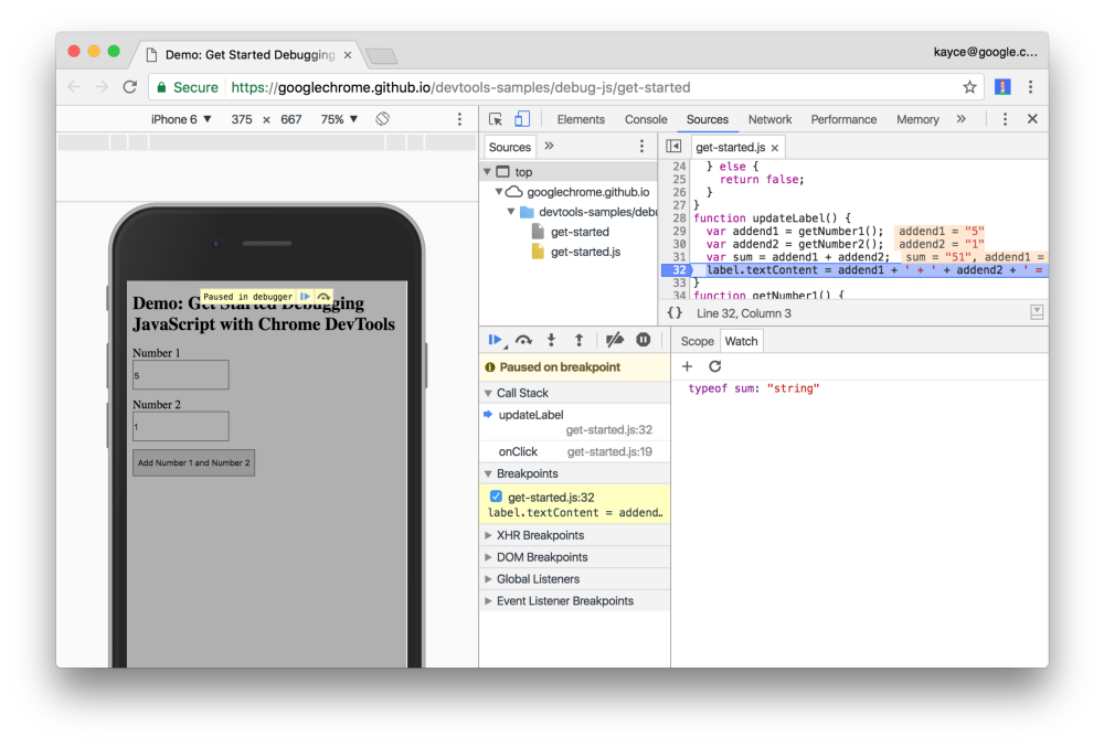 Chrome开发者工具调试(Debug)入门_chrom debug-CSDN博客