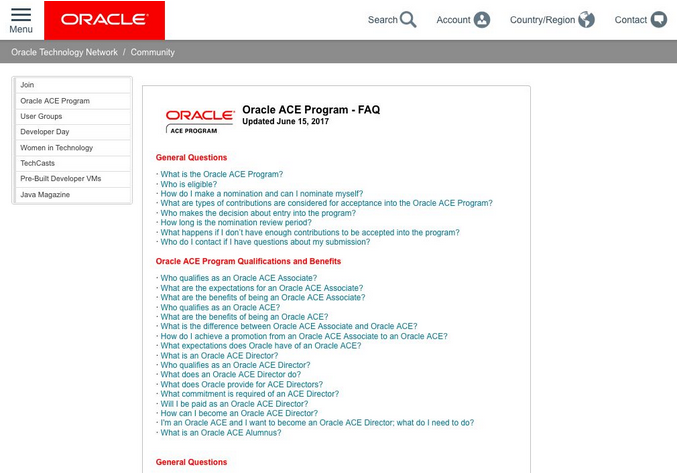 Oracle ACE，一段不可思议的旅程_oracleace中国有几个-CSDN博客