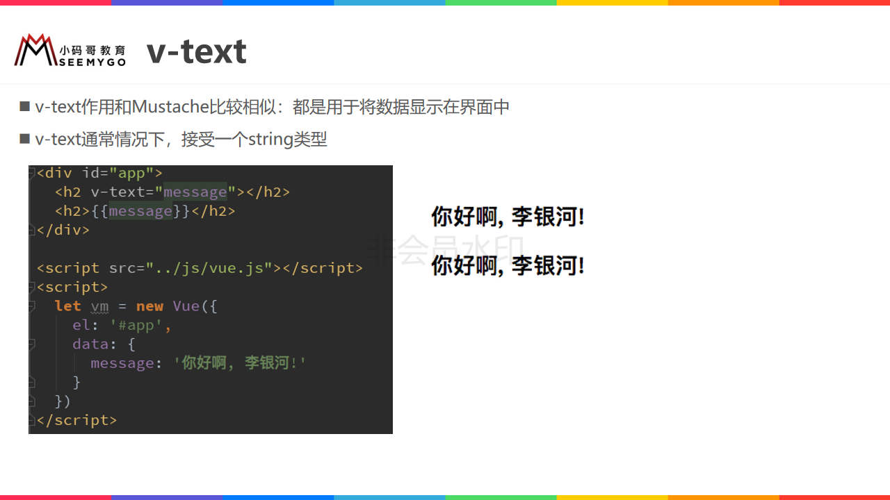 Vue学习资料：vue笔记ppt整理vue基础指令andvue基础语法vue 培训ppt Csdn博客 