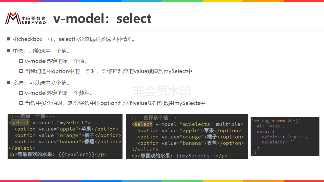 Vue学习资料：vue笔记ppt整理vue基础指令andvue基础语法vue 培训ppt Csdn博客 4514
