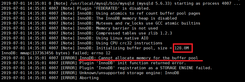 MySQL is not running, but lock file (/var/lock/subsys/mysql[FAILED ...