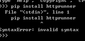 python执行pip install 命令的时候出现 File" ",line 1 pip install 的问题_file " ", line 1 pip install opencv ...