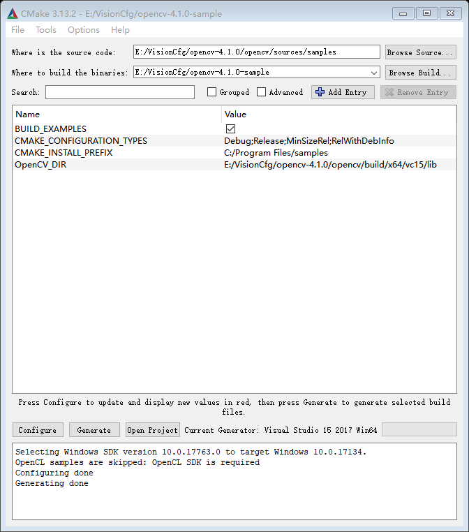 OpenCV4探索学习：OpenCV-4.1.0 Samples官方示例说明_opencv编译好的simple在那个文件夹-CSDN博客