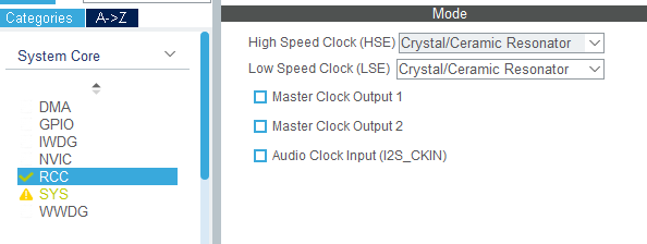 STM32CubeMx的使用_bypass和crystal-CSDN博客